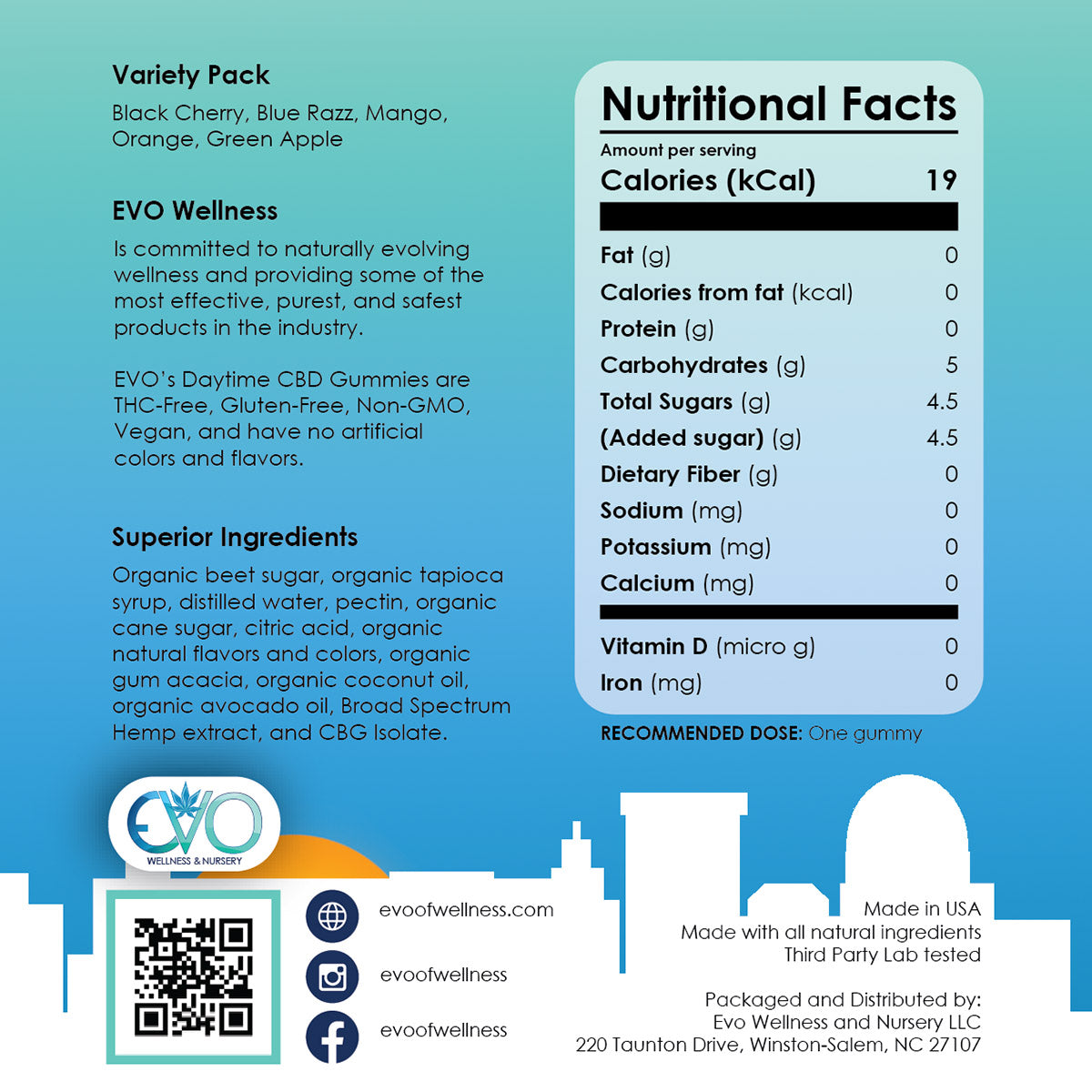 Daytime Gummies – EVO Wellness & Nursery